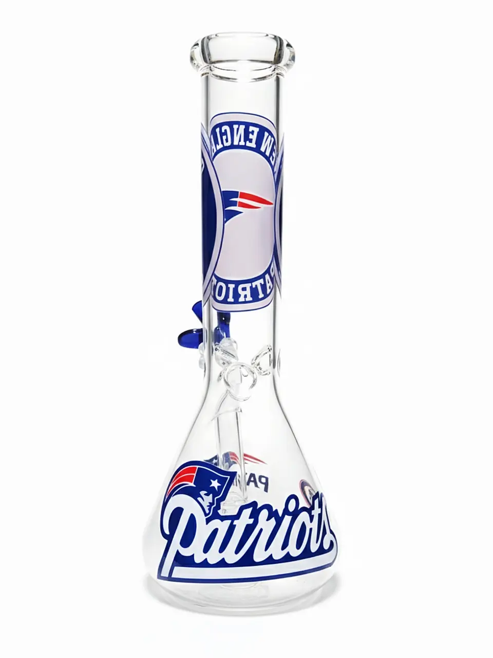 10″ New England Patriots-inspired Beaker Glass Bong | Fly With the Team ...