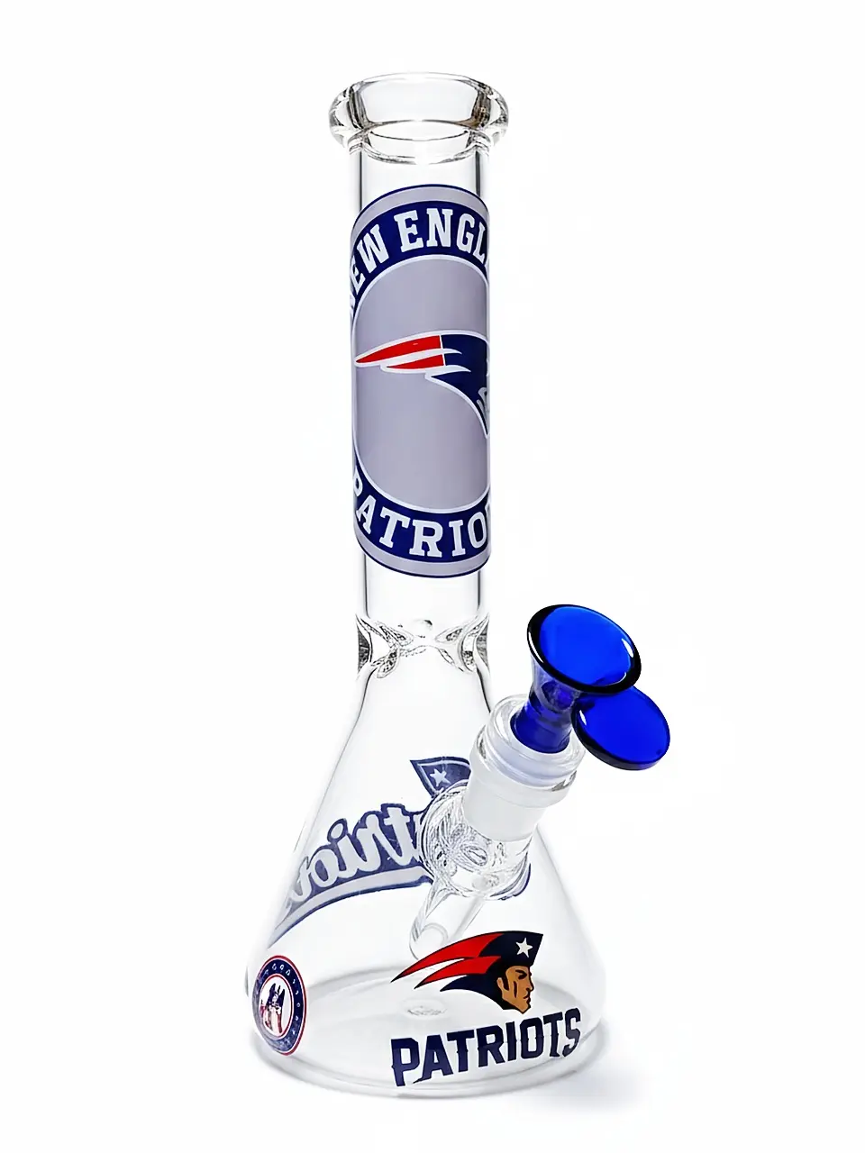 10″ New England Patriots-inspired Beaker Glass Bong | Fly With the Team ...