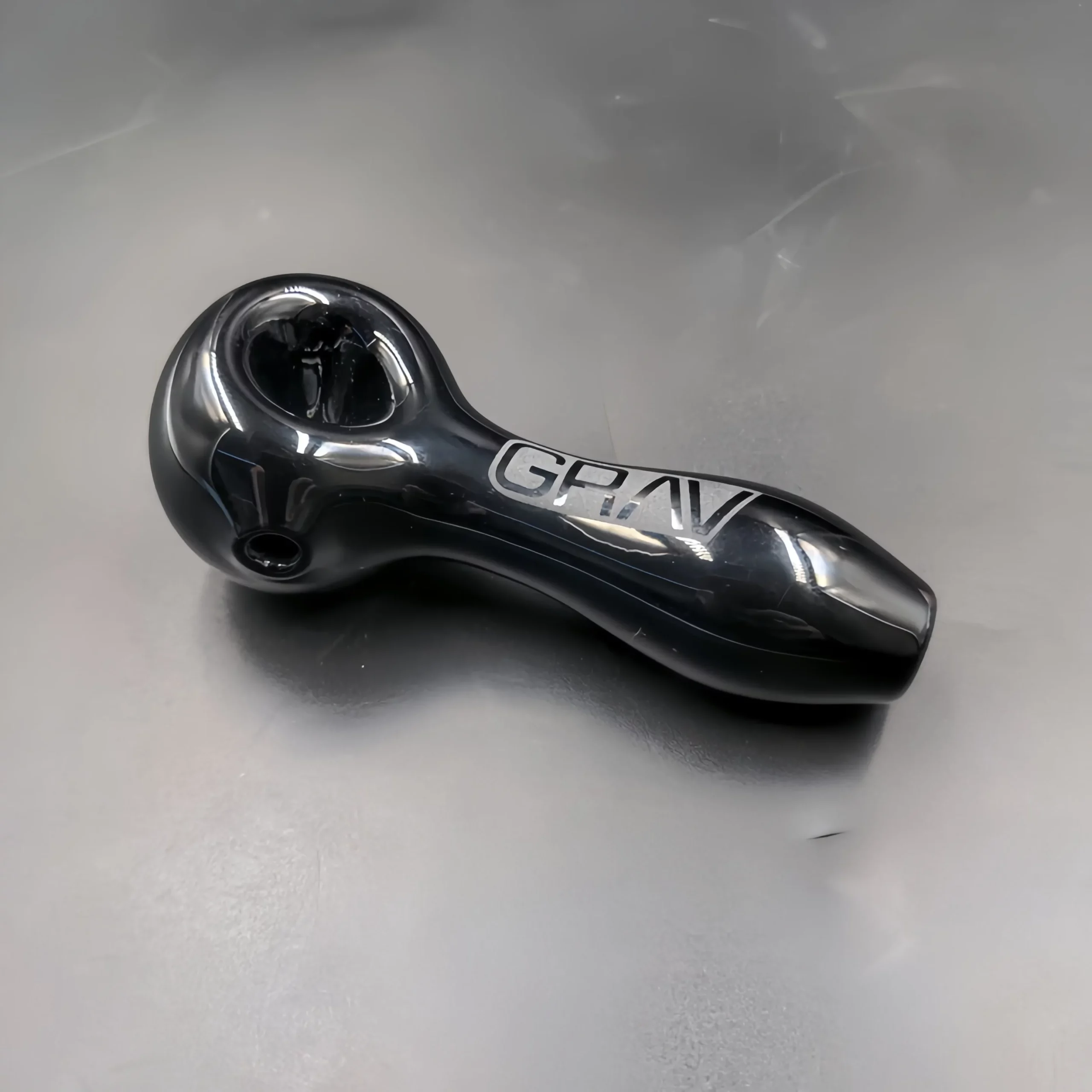 4" GRAV® Classic Glass Spoon Pipe - Smoke Meg